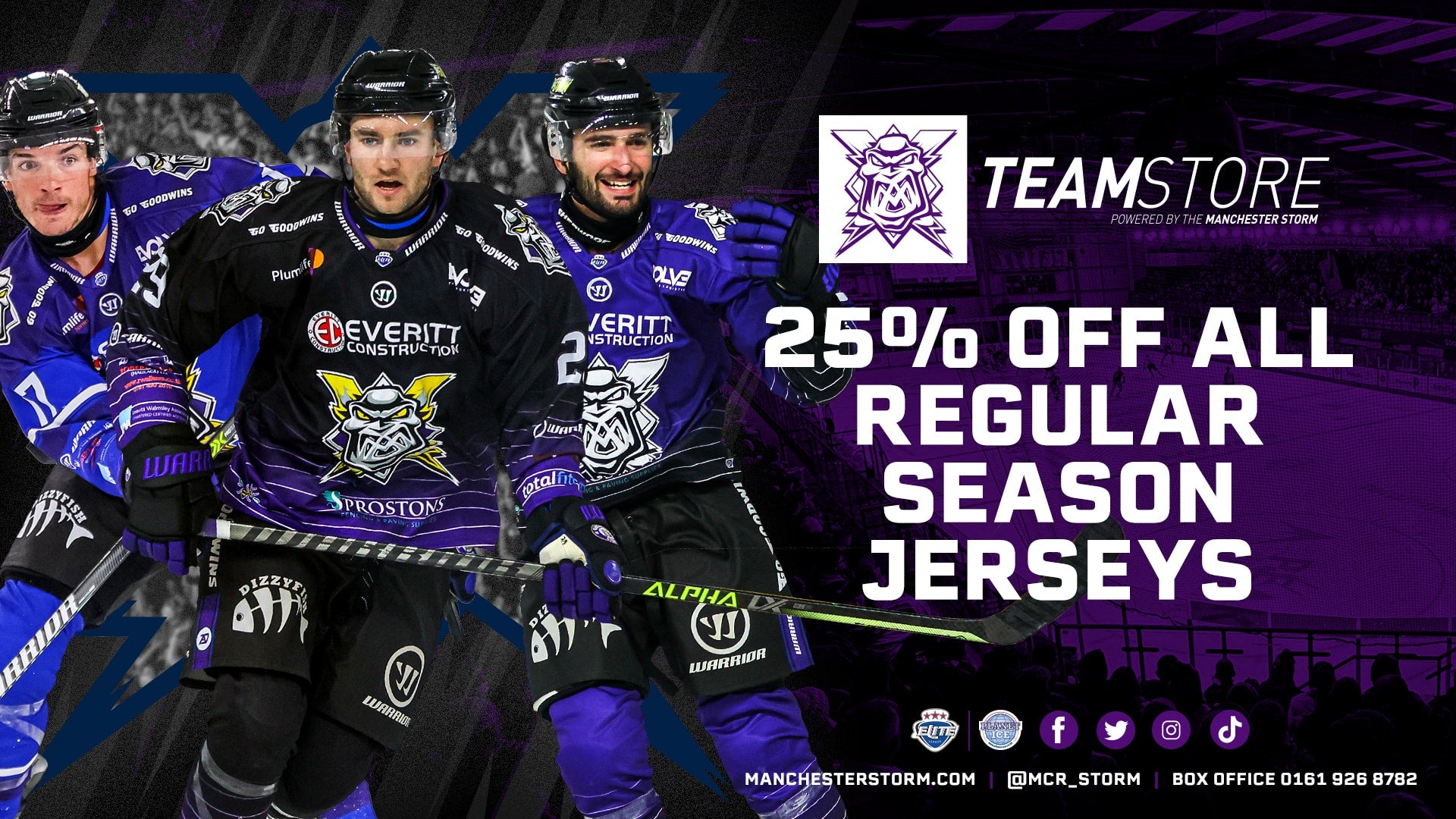 Official Manchester Storm Merchandise Store | Jerseys, Hoodies, Caps ...