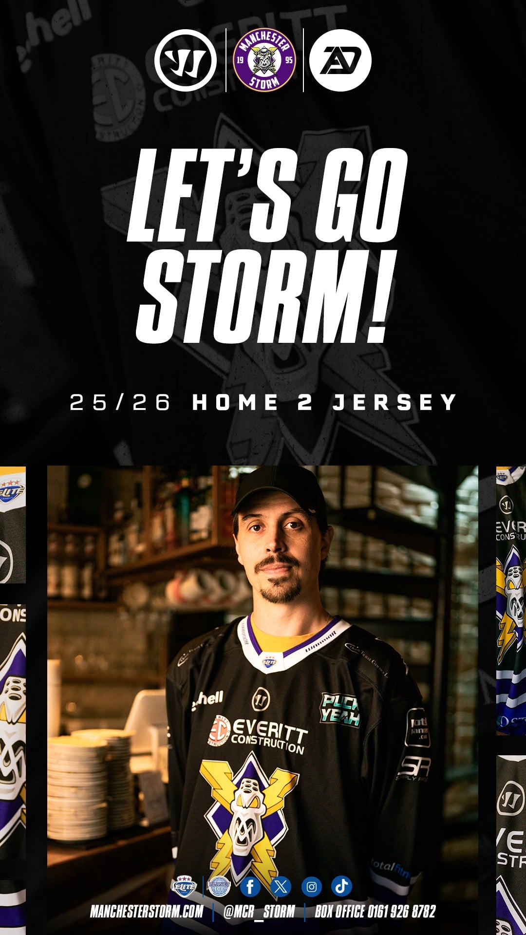 Official Manchester Storm Merchandise Store | Jerseys, Hoodies, Caps ...